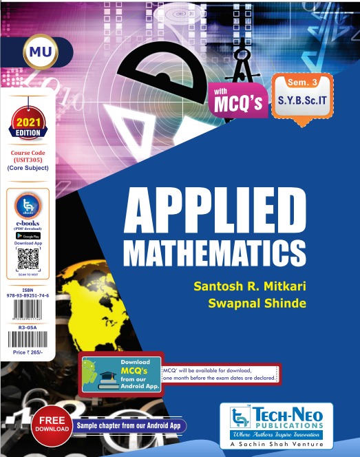 Techneo – Applied Mathematics, SY BSC IT – MU – bookwalas Techneo – Applied Mathematics, SY BSC IT – MU – bookwalas