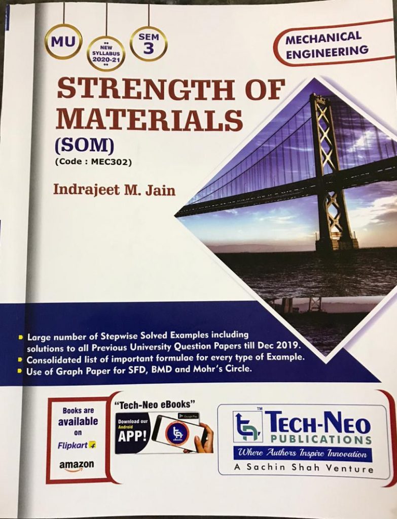 Tech Neo – Strength of Material, by Indarjeet Jain – MU – bookwalas