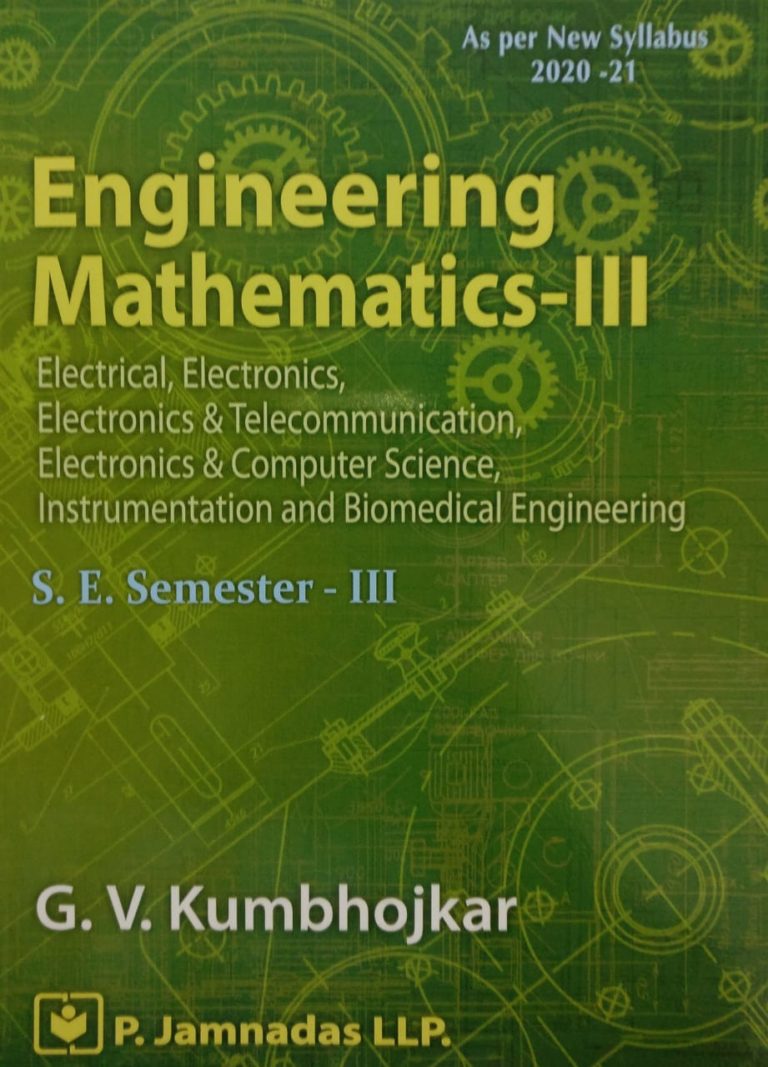Kumbhojkar – Engineering Mathematics-3 – MU – bookwalas