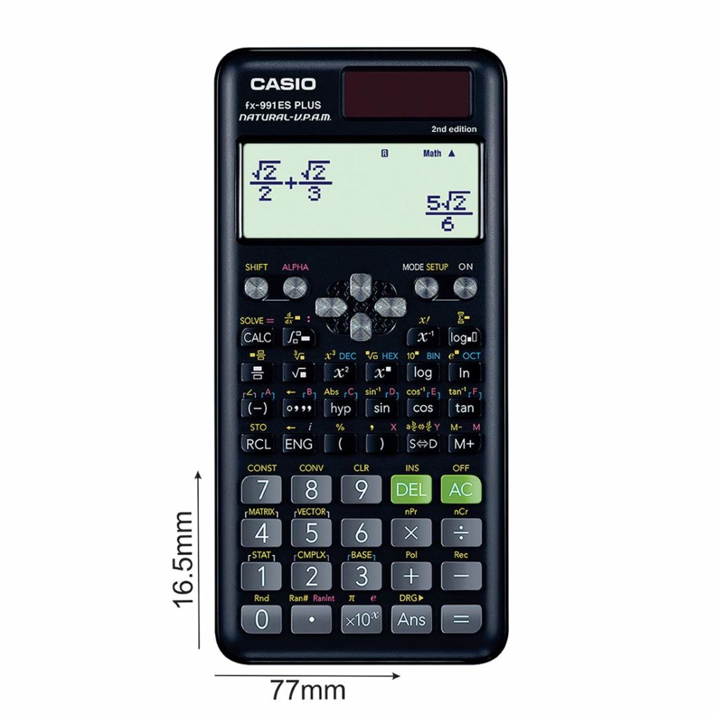 Casio FX-991ES Plus-2nd Edition Scientific Calculator – bookwalas