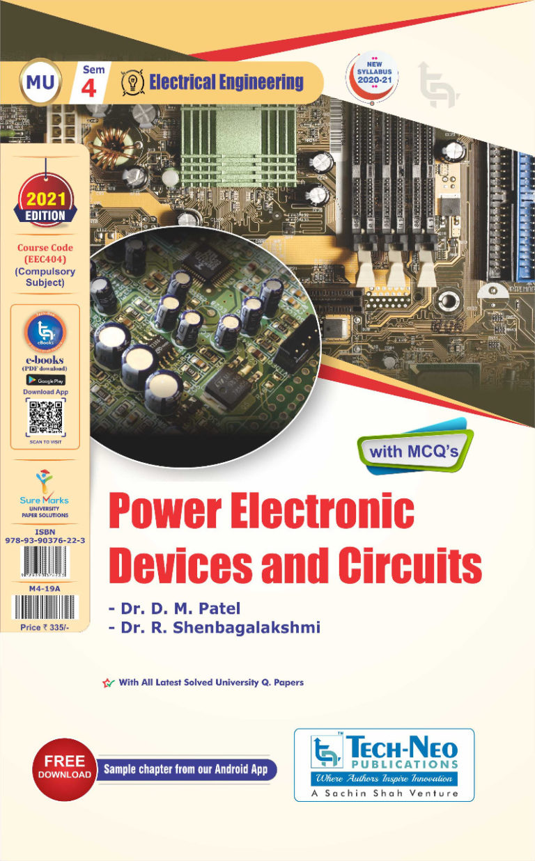 Techneo – Power Electronics Devices and Circuits, by Patel & Shenbagalakshmi – MU – bookwalas