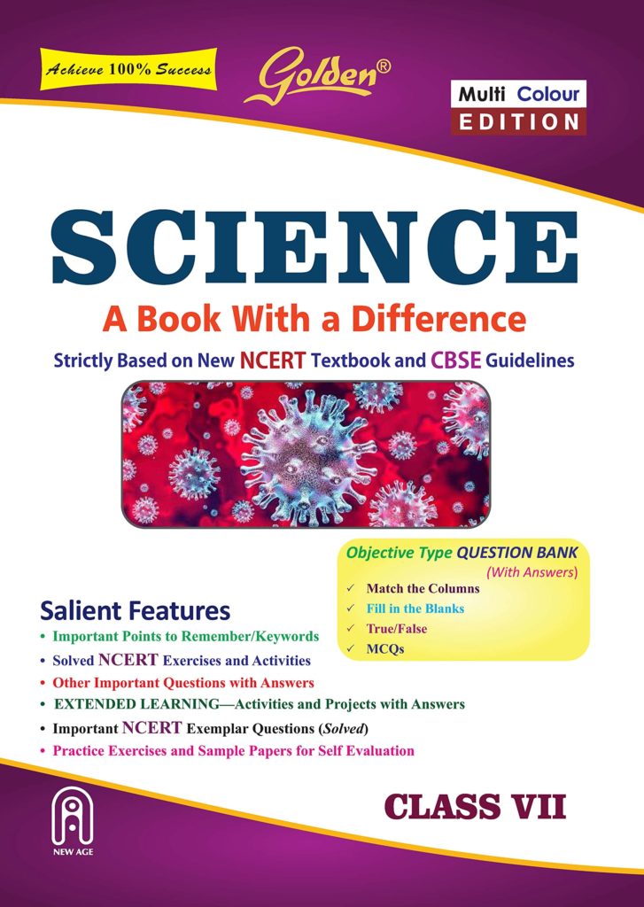 Golden – Science A Book With a Difference Based on New NCERT Textbook Class VII – bookwalas