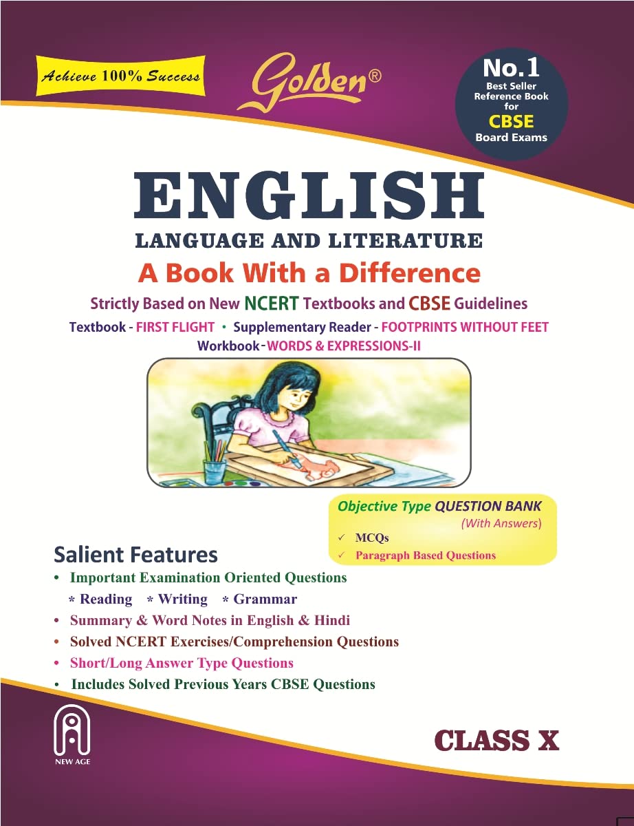 Golden English A Book With A Difference Based On New NCERT Textbook Golden English A Book With A Difference Based On New NCERT Textbook