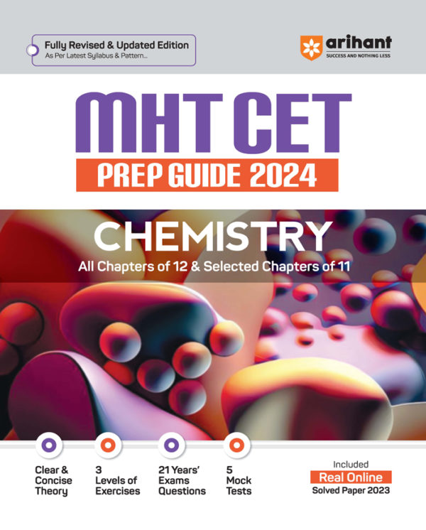 Arihant – MHT-CET Prep Guide 2024 Chemistry – bookwalas
