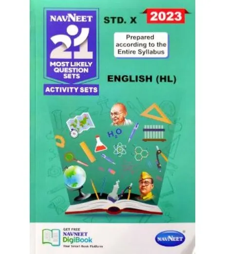 Navneet 21 Most Likely Question Sets – English (HL) , Std X – bookwalas