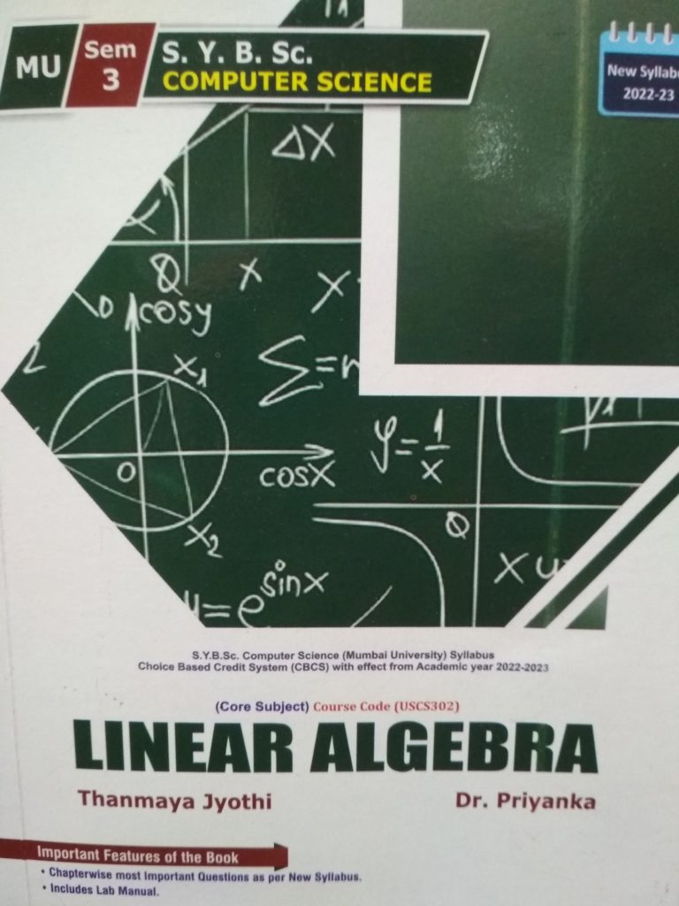 Tech Neo – Linear Algebra – MU – bookwalas