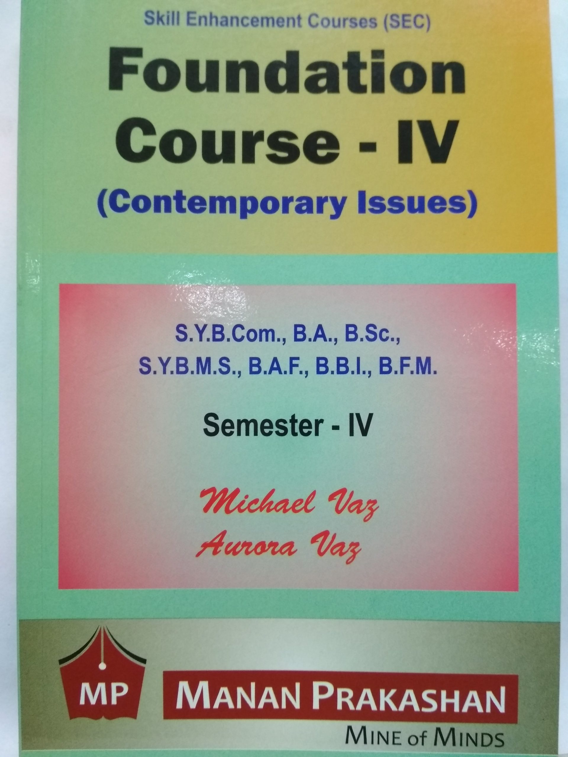 Manan – Foundation Course – IV (Contemporary Issues) – bookwalas