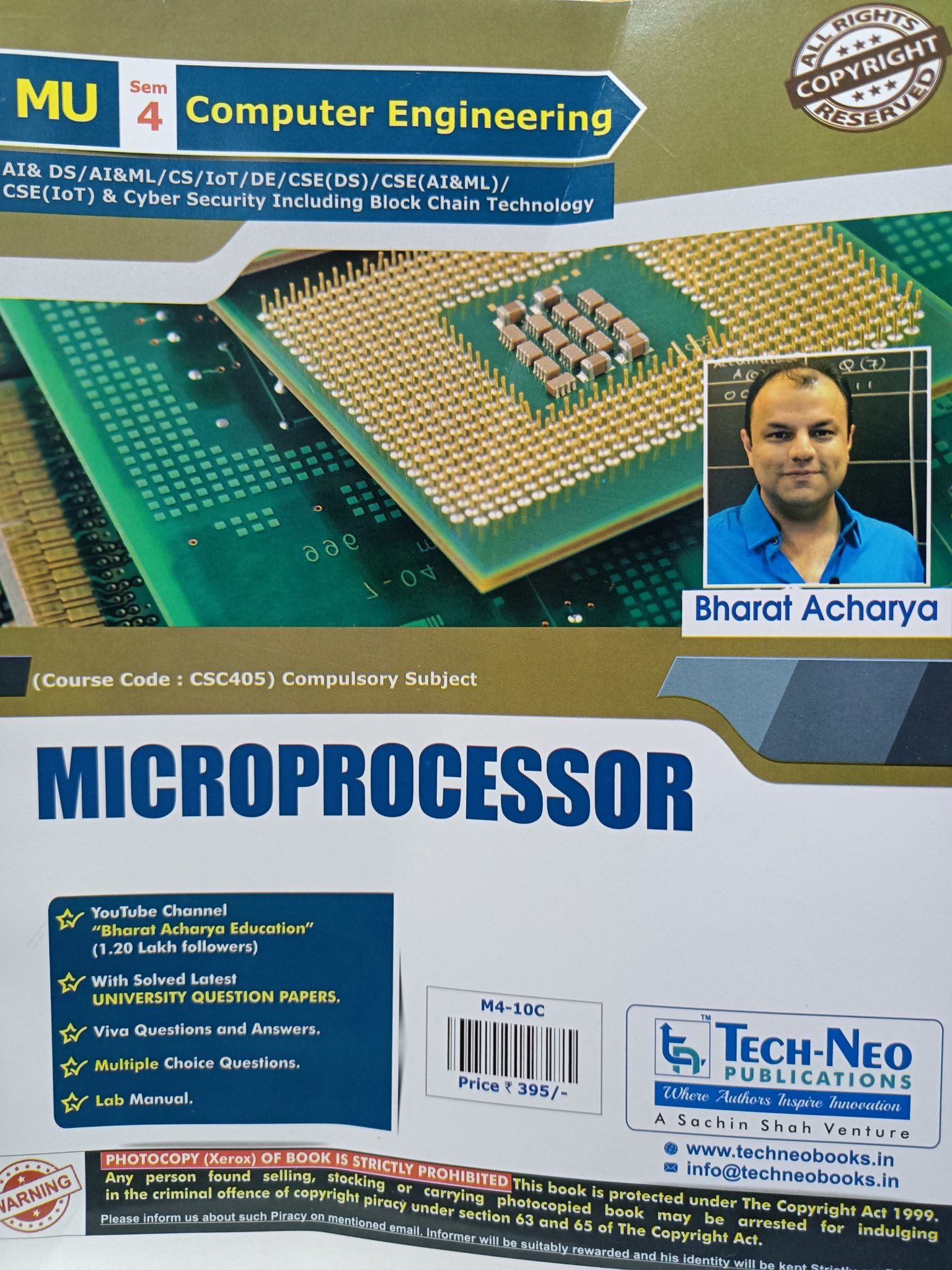 Techneo – Microprocessor, by Bharat Acharya – MU – bookwalas
