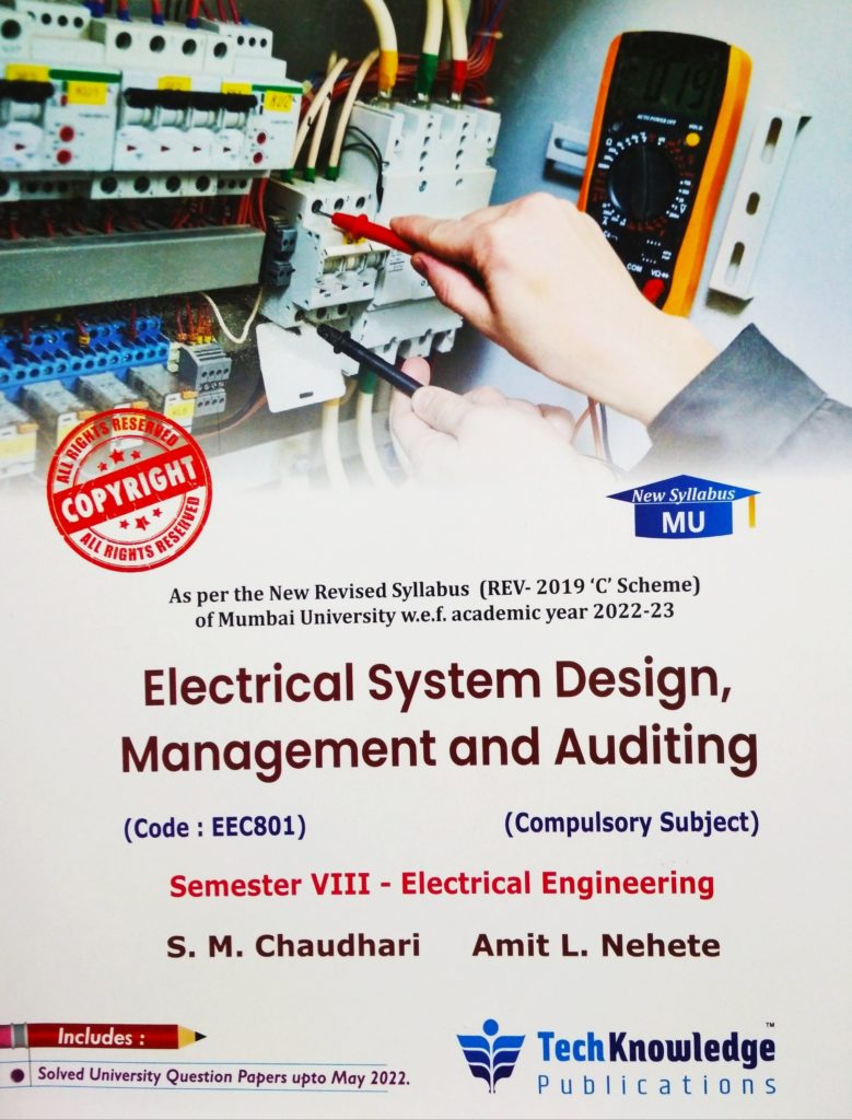 Techknowledge – Electrical System Design, Management and Auditing – MU ...
