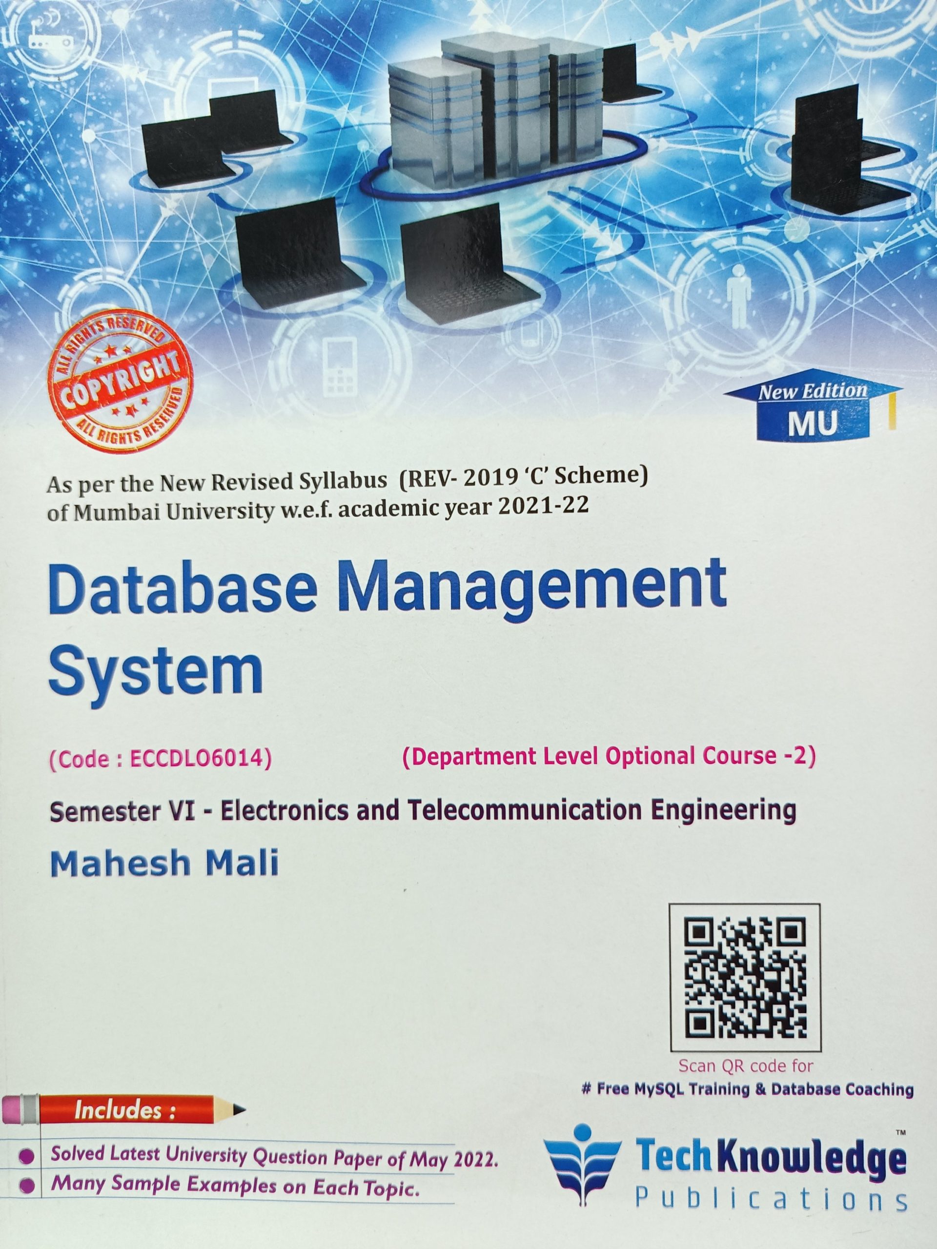 Techknowledge – Database Management System – MU – bookwalas Techknowledge – Database Management System – MU – bookwalas