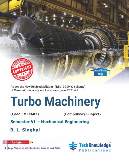 Techknowledge – Turbo Machinery – MU – bookwalas Techknowledge – Turbo Machinery – MU – bookwalas