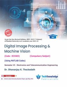 Techknowledge – Digital Image Processing & Machine Vision – MU – bookwalas