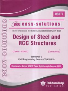 Easy Solutions – Design of Steel & RCC Structures – MSBTE – bookwalas
