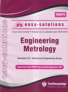 Easy Solutions – Engineering Metrology – MSBTE – bookwalas