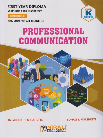 Nirali – Professional Communication – MSBTE’s K Scheme, FY Diploma Sem 2 – bookwalas