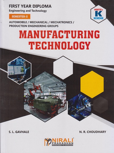 Nirali – Manufacturing Technology, MSBTE’s K Scheme, FY Diploma Sem 2 – bookwalas